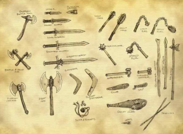 DnD Simple Weapons – The Ultimate Guide (2024) - Game Out