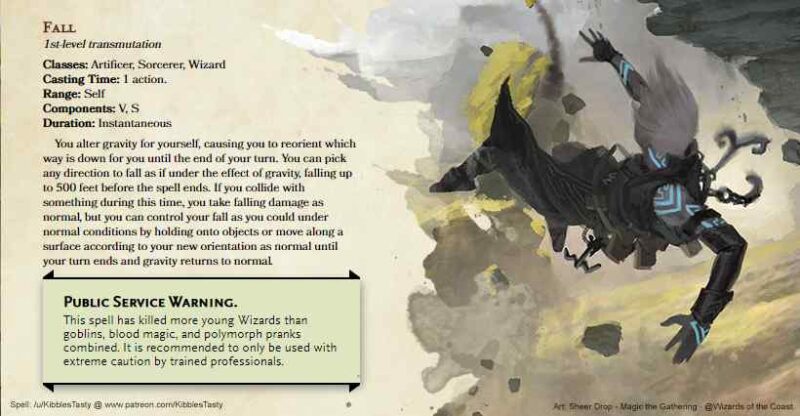 Dnd 5e Mechanics: How Far Do You Fall Per Turn? - Game Out